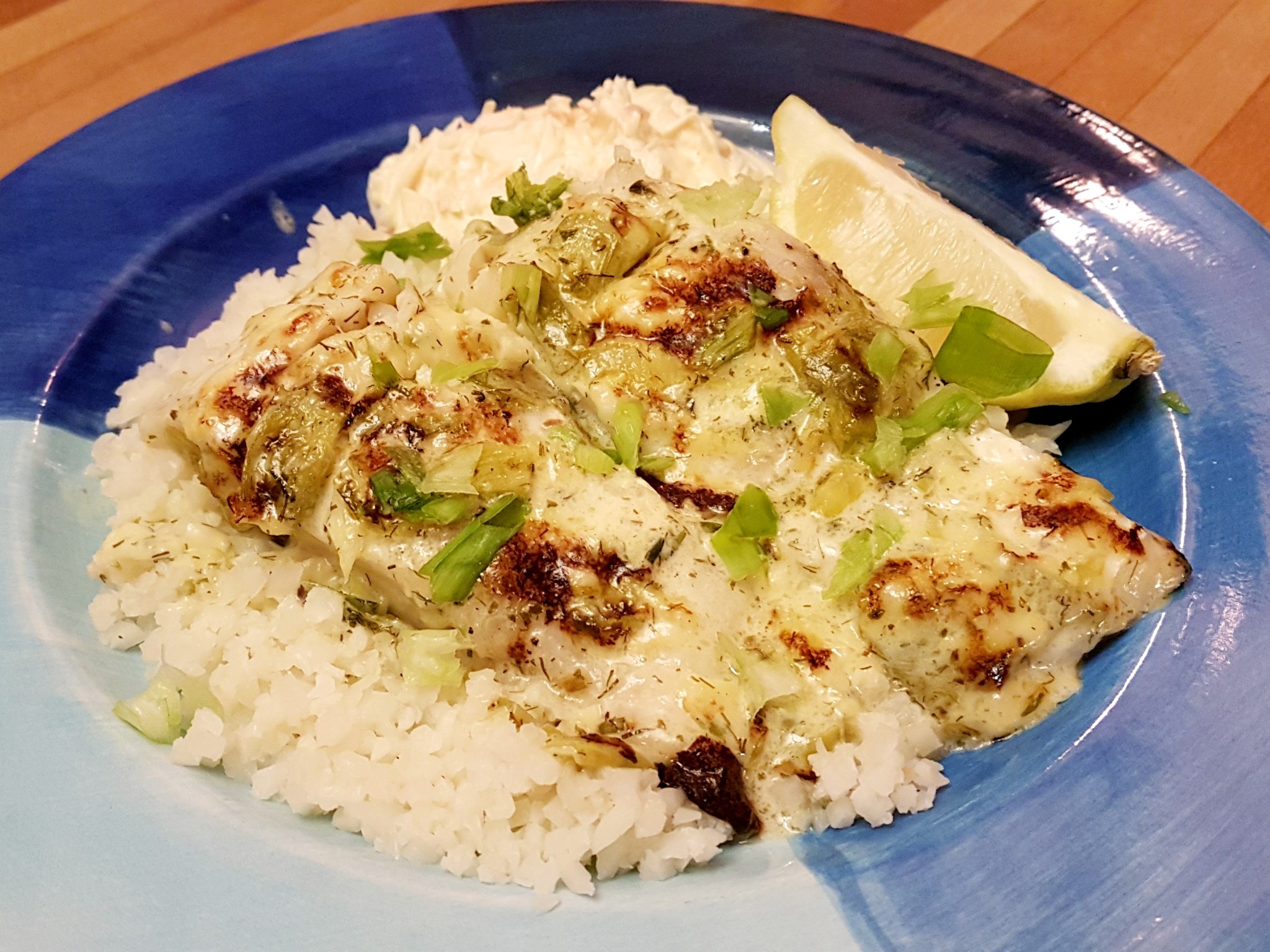 Grilled Hake with Garlic and Herb Butter – Jana Cooks